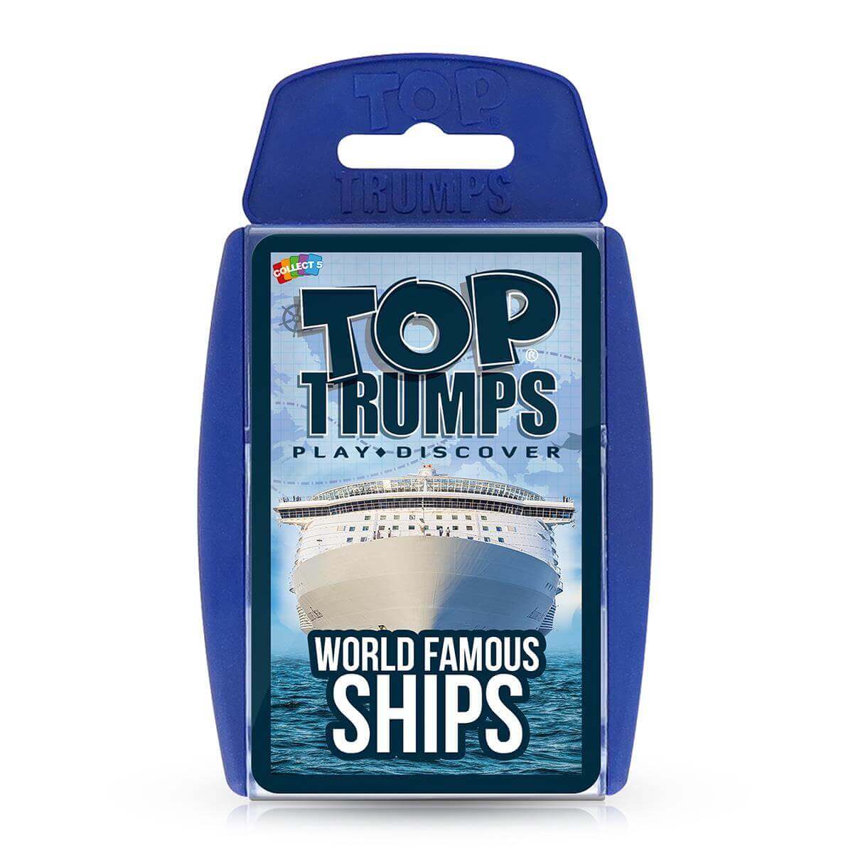 World Famous Ships Top Trumps Card Game | Winning Moves UK